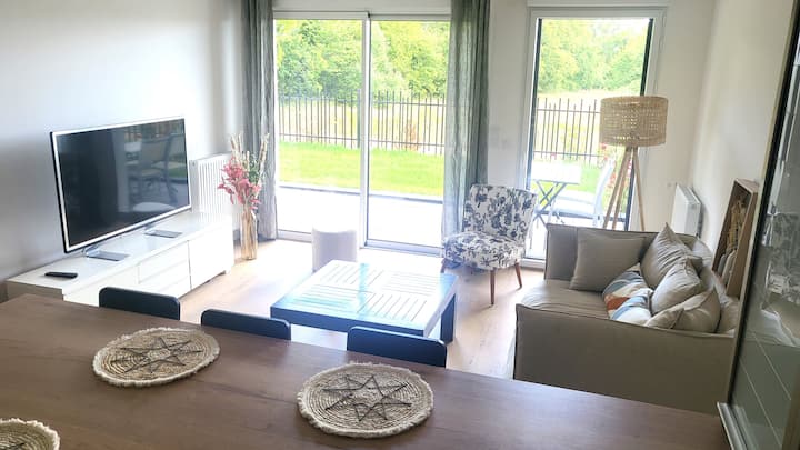 Appartement Confort  2ch,   Avec Jardin Calme - Vannes