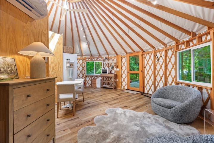 Yurt Oasis - Fort Mountain State Park, Chatsworth