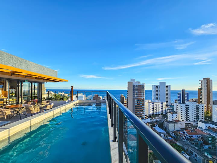 Apartamento Na Barra | Ar Condicionado | Garagem - Barra, Brasil