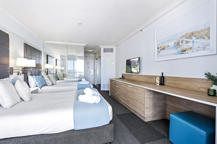 Cozy Twin Unit With Ocean View - Q-stay - 서퍼스 파라다이스