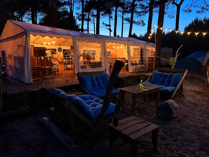 Mamaz Surfcamp - Tente à Kule - Maubuisson