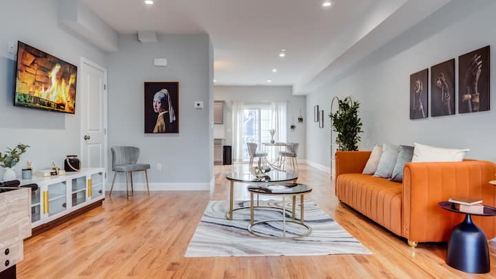 New Modern Apartment! Near Yale + Parking. - 뉴헤이븐