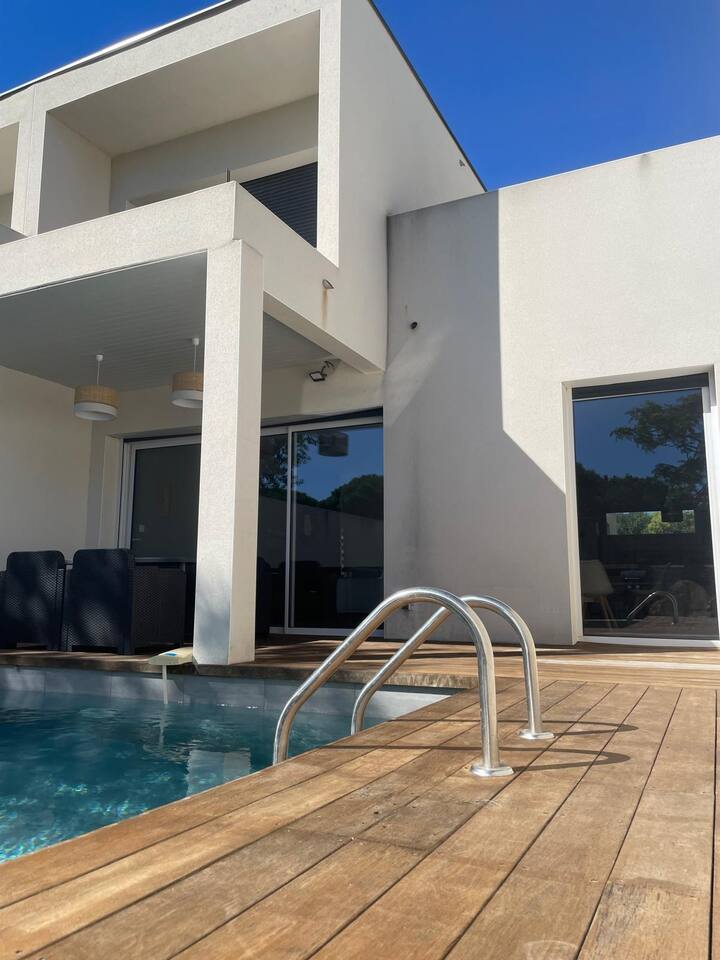 Villa Architecte Lavandin Grau Agde Plage/piscine - Agde