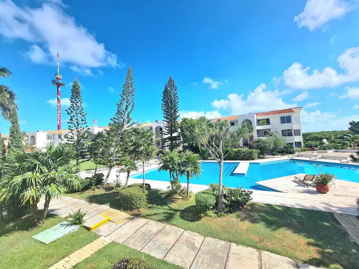Depto Km 4.5 Zona Hotelera, Piscina, A/c, 3br - Cancún