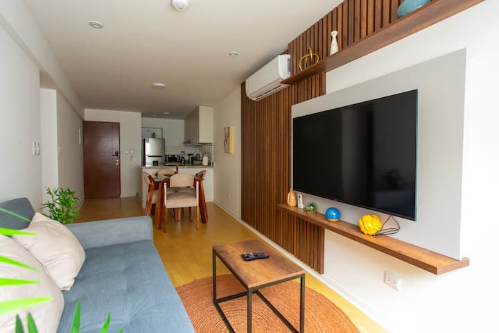 Elegante 2br En Barranco Con Ac - Lima