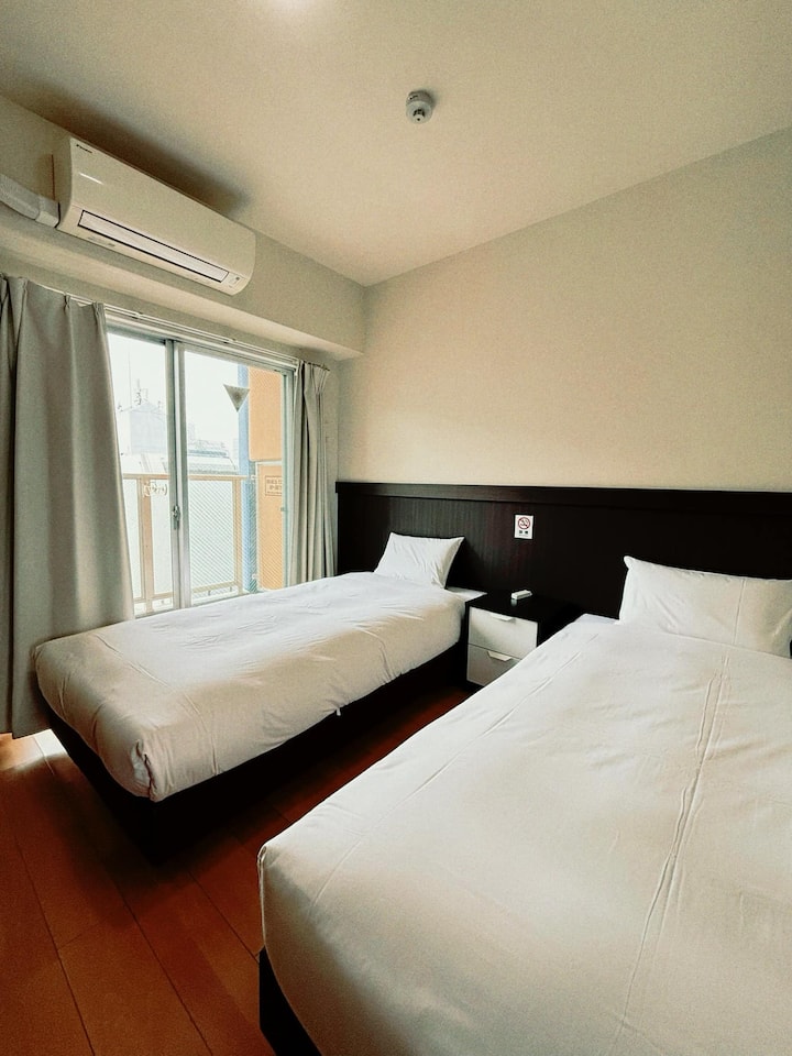 Hotel J&c-ⅰ心斎橋/道頓堀/日本橋 酒店式公寓703 - Namba