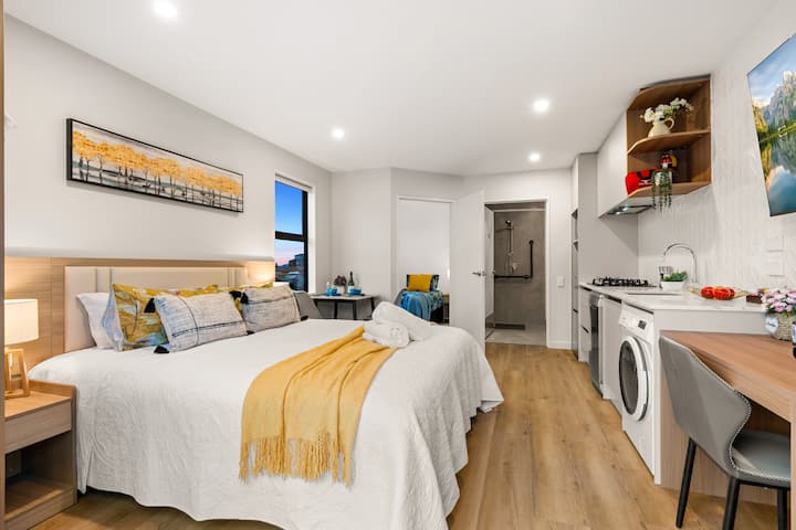 New Stylish 1bedroom 1living /Premium Studio/unita - Lake Tekapo