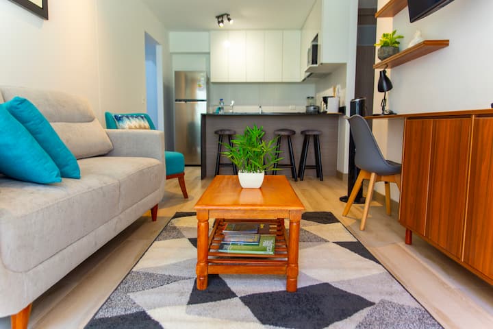 Hermoso 2br Cerca A Larcomar - Lima