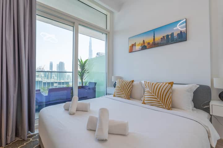 Day-dreamer ! 1/br Burj Khalifa View Business Bay - Dubaï