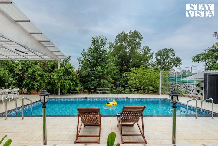 Grey Hues-8bhk-w/ Pool, Bbq And Wifi- - Karjat