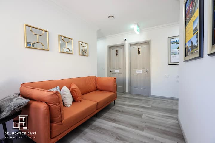 105 Brunswick East Lodge:twin Share 2 King Singles - Brunswick