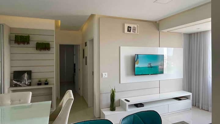 Apt Lindo Novo, Decorado Prox Shopping, Ar E Wi-fi - Uberlândia