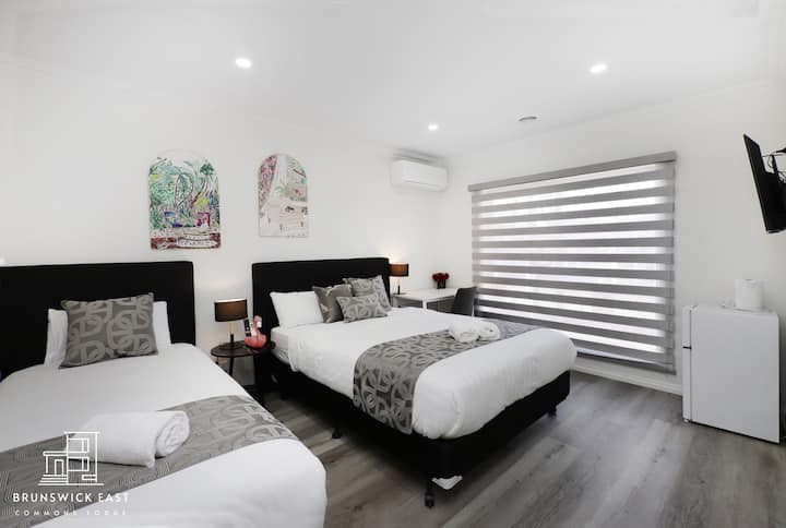 103 Queen+king Single Bed|fast Wifi|18 Mins To Cbd - 不倫瑞克