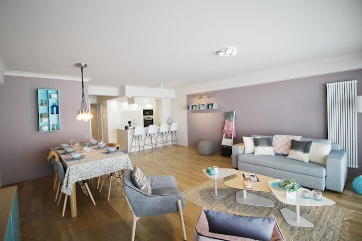 Bel Appartement,vue Mer, Parking - Bruges