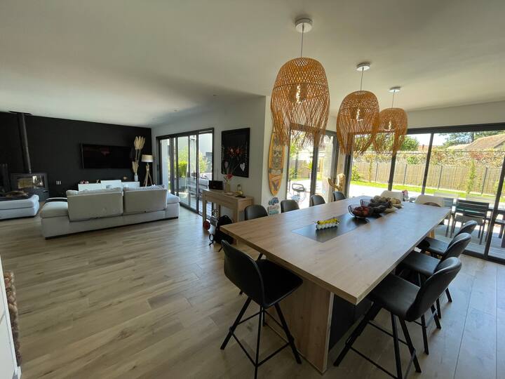 Normandie Villa Moderne Avec Piscine Proche Plages - Caen