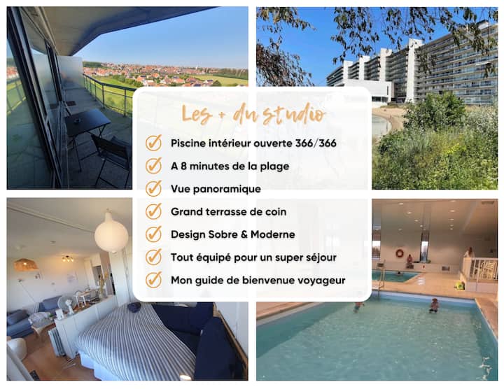 Piscine, Vue, Terrasse - Brugge