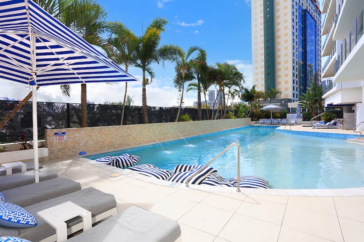 Surfers Coastal Central Apartment - Wifi, Views - Surfers Paradise