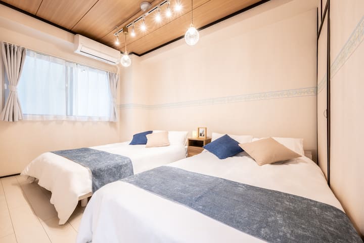 Metro 3min/near Namba & Osaka Castle/2 Br/4 Ppl - Osaka, Japan
