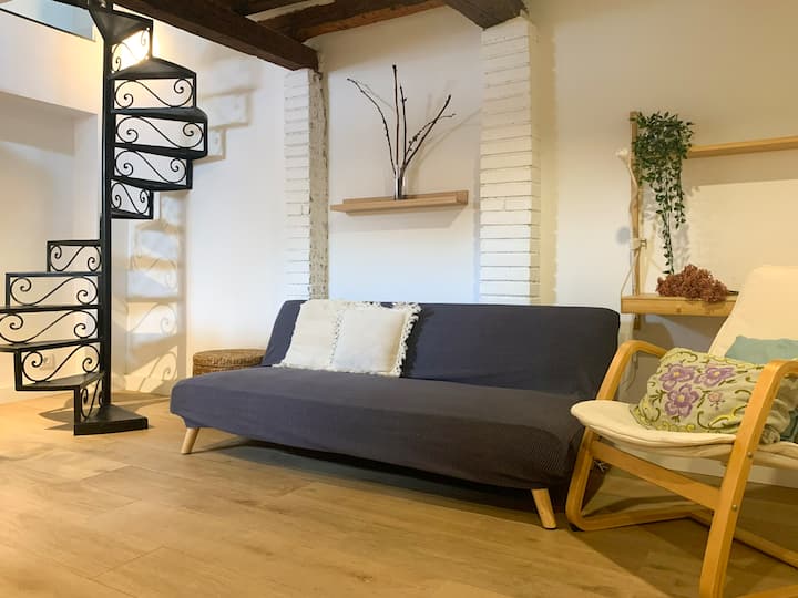 Gran Vía Attic I - Apartamento De 1 Dormitorio - Madrid