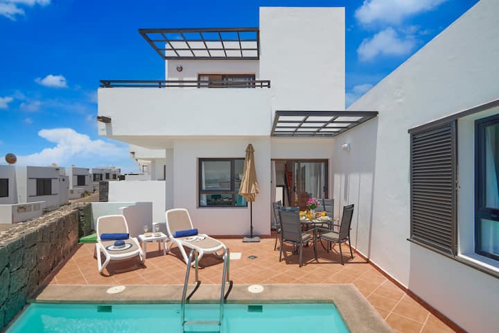 Casa Maria Duplex With Sea & Mountain Views - Playa Blanca