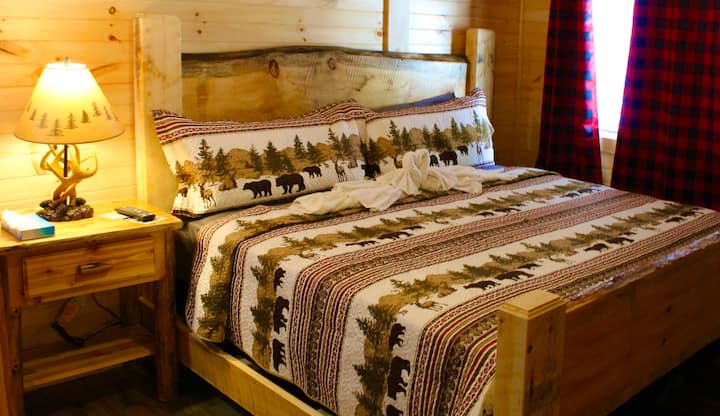 Romantic & Cozy Adirondack King Studio For Couples - Lake George, NY