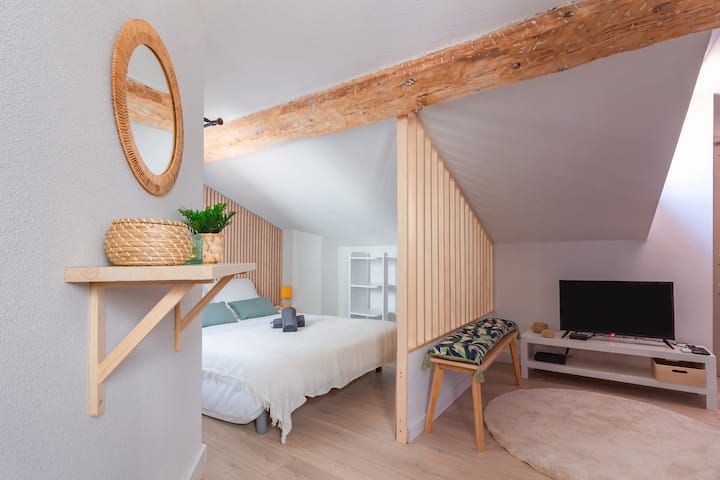 Lidéale Studio - Climatisé - 4 Min Gare Matabiau - Toulouse