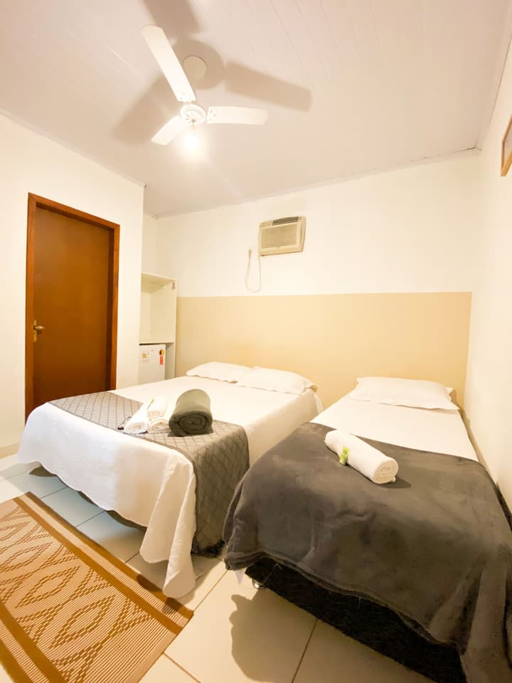 Suite 3 Pessoas + Café + Estacio - Paraty