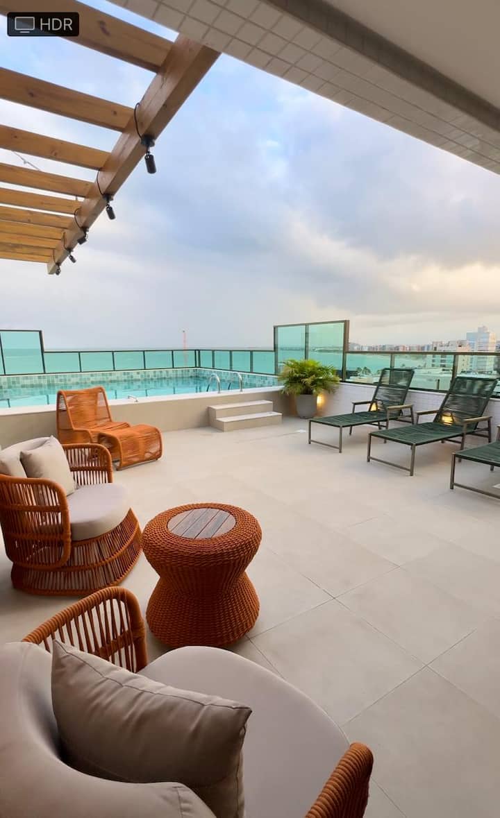 Apê 100 Metros Do Mar - Praia - Maceió