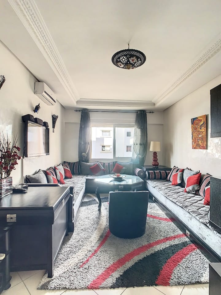 Quiet, Central Apartment With Loggie - Agadir