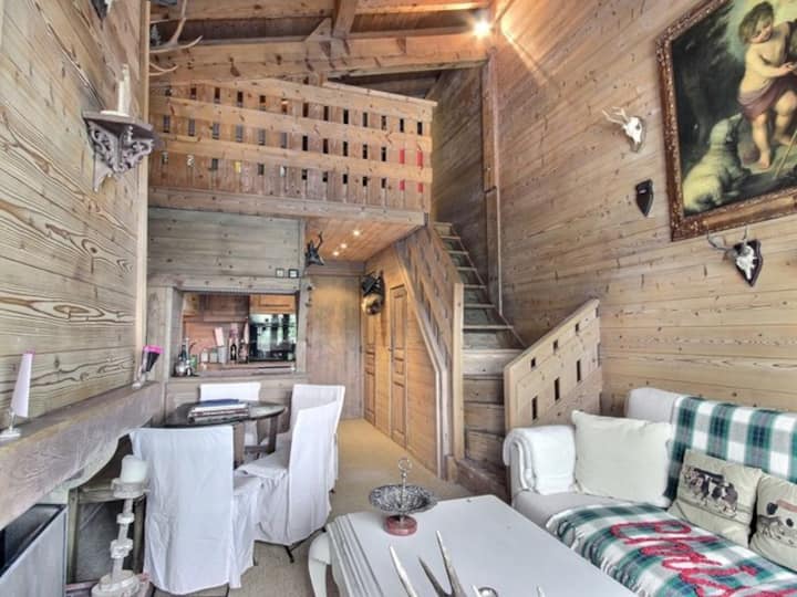 Bel Appartement Avec Terrasse - Megève