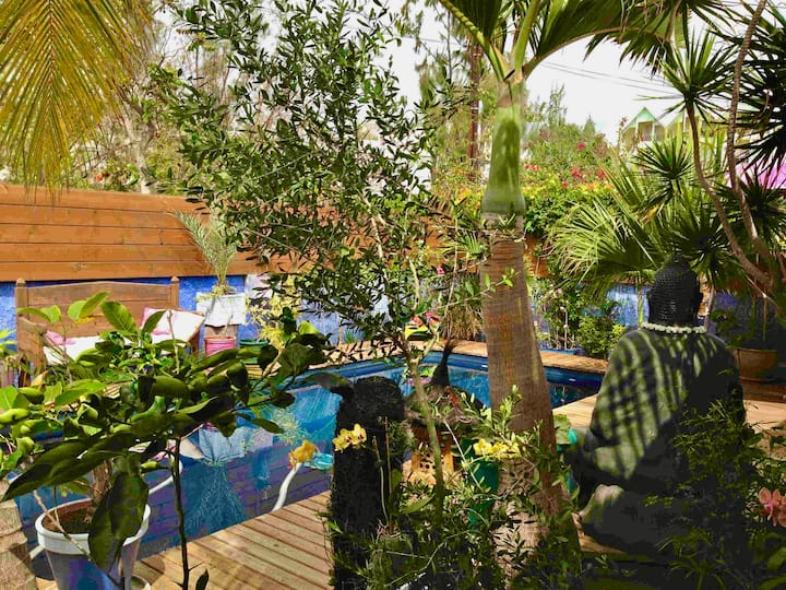 Villa Ziguane Piscine Proche Mer - Saint-Gilles les Bains