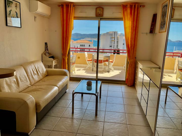 Studio Piscine Vue Mer Le Lavandou - Le Lavandou