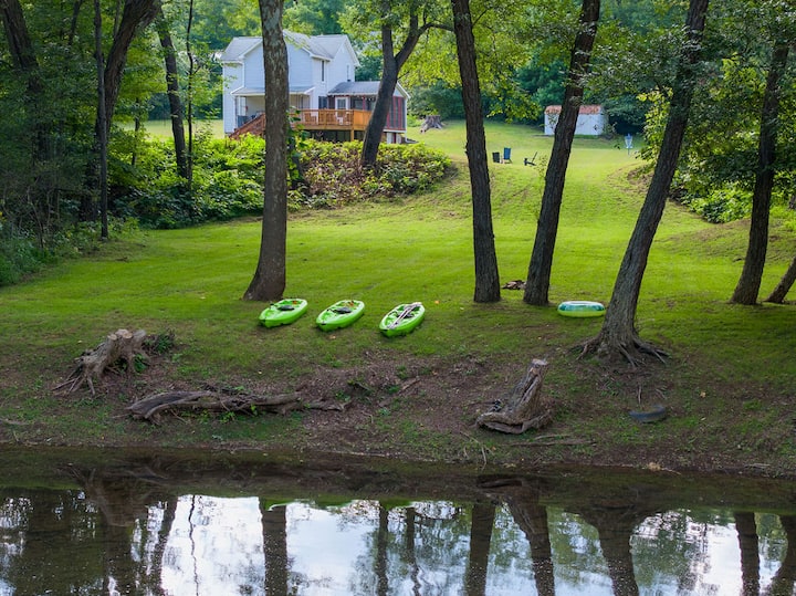 Fishing/kayaks/games On The Susquehanna River - Sproul State Forest, Renovo