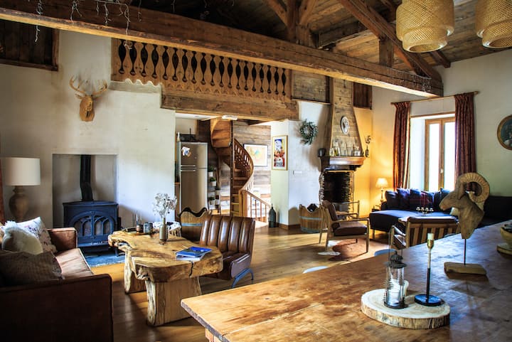 Magnifique Chalet D'alpage Avec Vue, 12 Places - Tignes