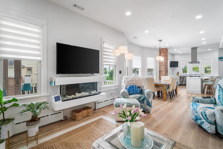 Modern 5br Steps To Beach - Parking & Central A/c - Ventnor City, NJ