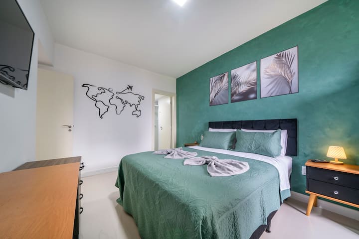 Encantador Apartamento  100m Da Praia C/vista Mar - Itapema