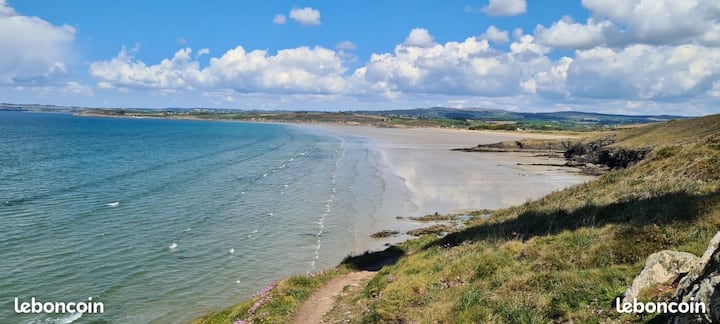 Gite Vue Mer Finistère 200m De La Plage Et Bar - Saint-Nic