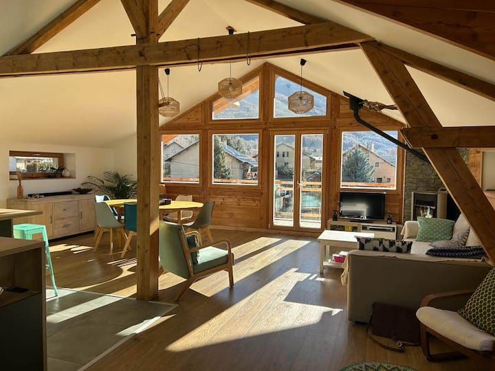 Maison Avec Jardin -Face Aux Montagnes - 6 Pers. - Briançon