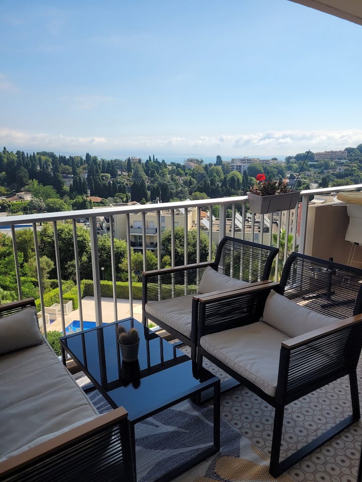 24 - Bel Appartement Avec Piscine - 주엉 레 빵