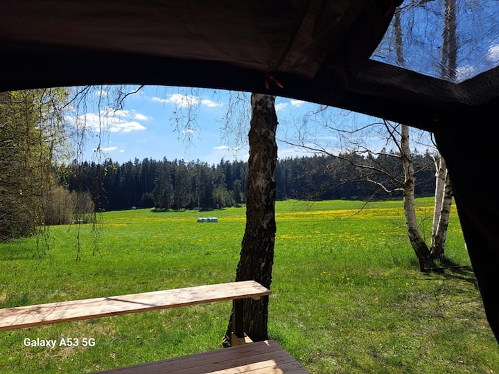 Dachzelt Auf Naturcampingplatz - Selb