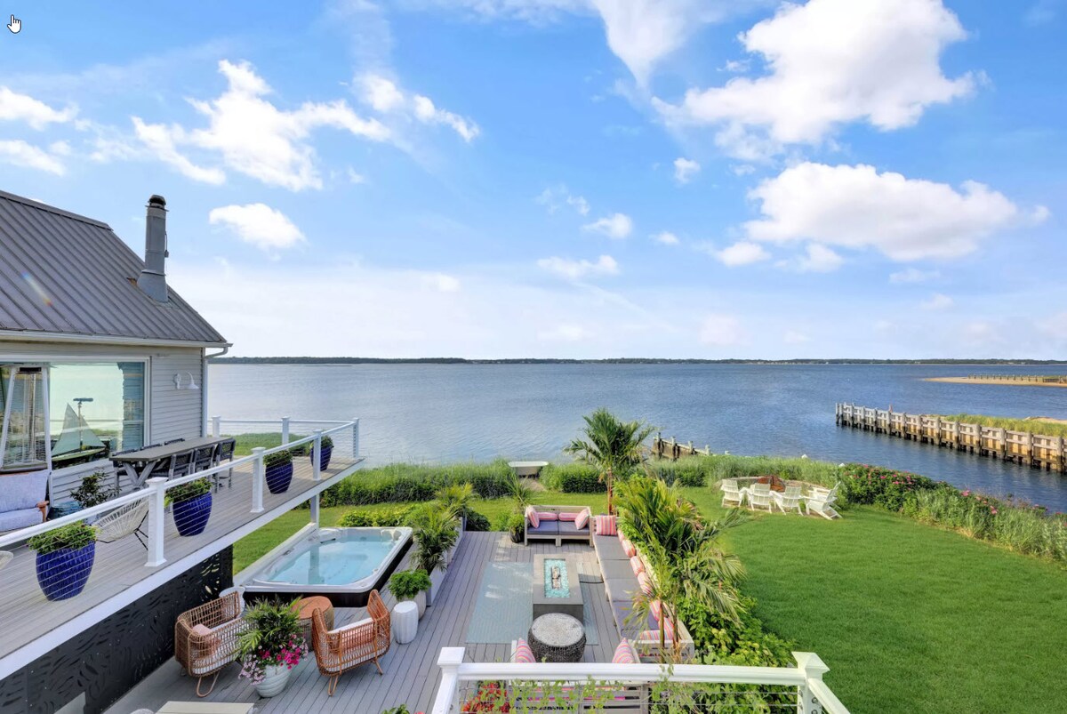 Hamptons Waterfront Oasis- Queen Guest Room - Houses for Rent in ...