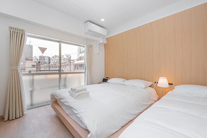 Simple&comfy Apt W/ Tv Near 7-11/oedo Line - Akihabara