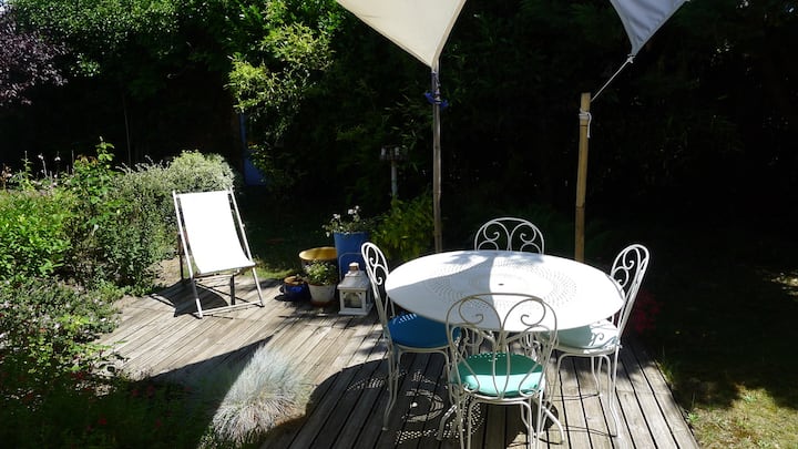 Rez De Maison 10 Mn De La Plage Avec Jardin Arboré - Le Pouliguen