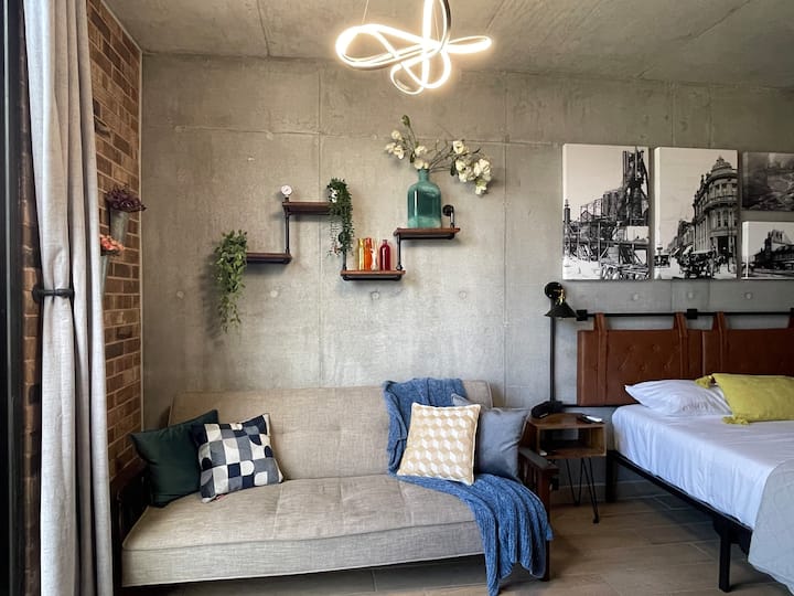 Macroplaza Loft · Saddle Mtn View +Parking - Monterrey