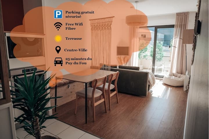 Le Terra Cholet - Apt Avec Parking Et Terrasse - Cholet