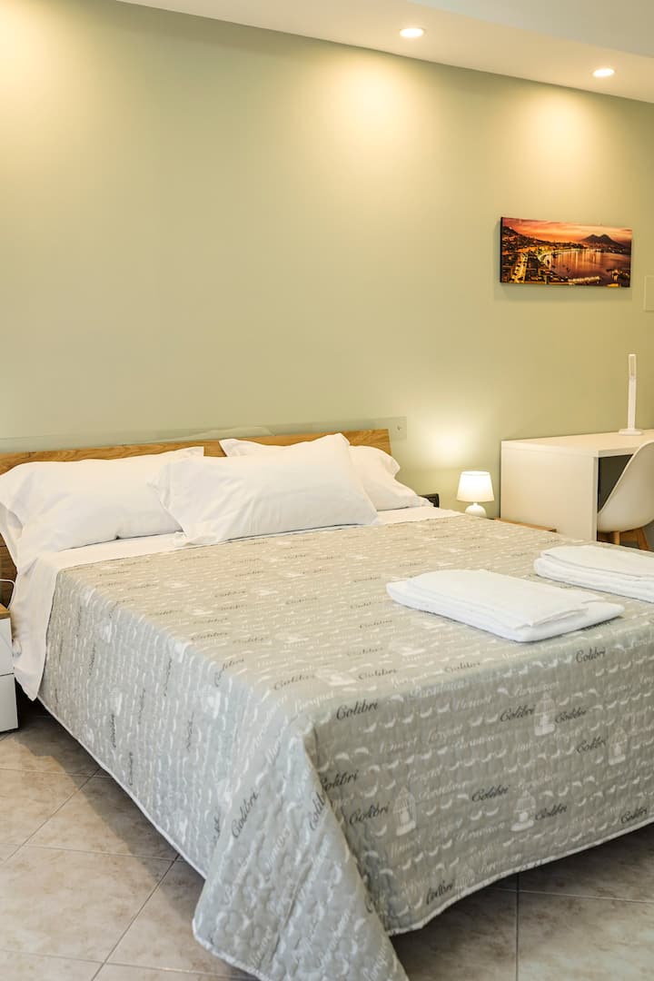 Bright Double Room With Bathroom Private Balcony - Pompei