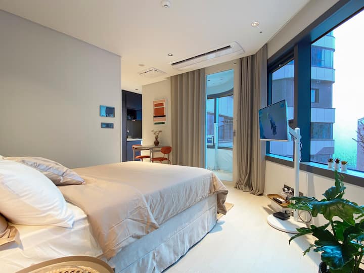 [Pentcruise] #원룸형 #해운대해수욕장 #시티뷰 - Busan