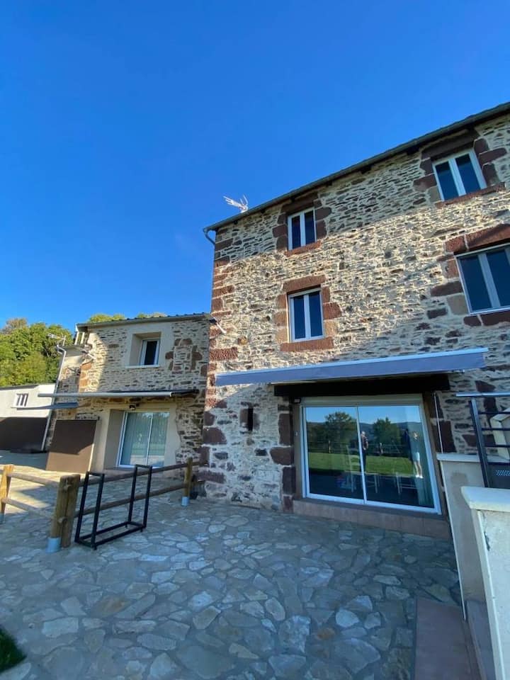 Gite De Michel 2 Pers. Piscine Sauna Spa Hammam - Saint-Geniez-d'Olt