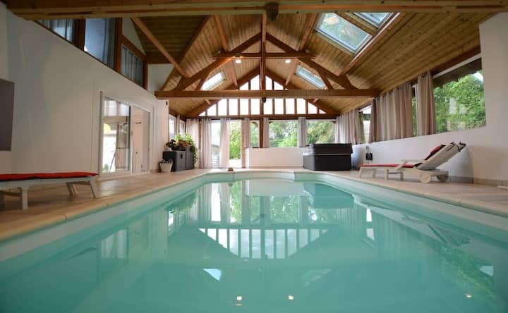 Superbe Gite Avec Piscine Interieure Chauffée - Macey