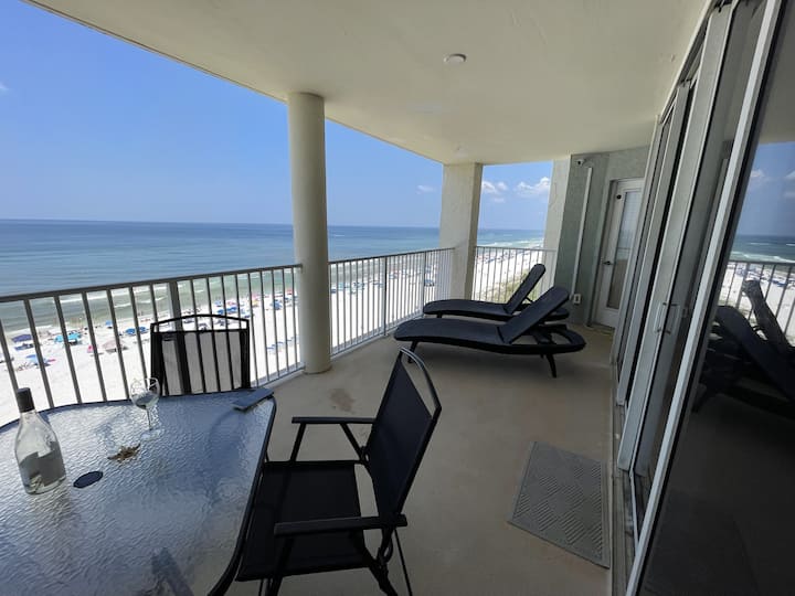 Ocean Front 3br/3bath Multi Balcony-large Windows - Panama City Beach, FL